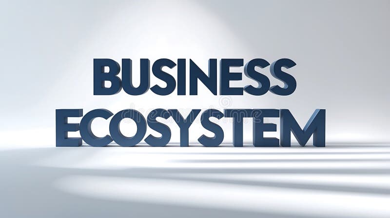 Business Ecosystem Highlighting Key Components of Modern Commercial ...