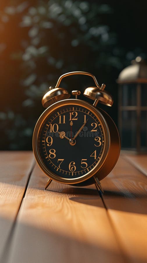 Business Efficiency Clock on Table, Organization Success, Profitable ...