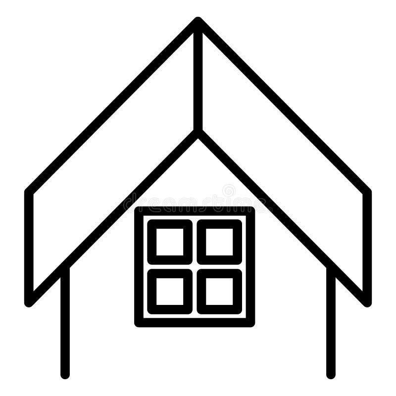 Business Emblem with House Shape Stock Vector - Illustration of flat ...