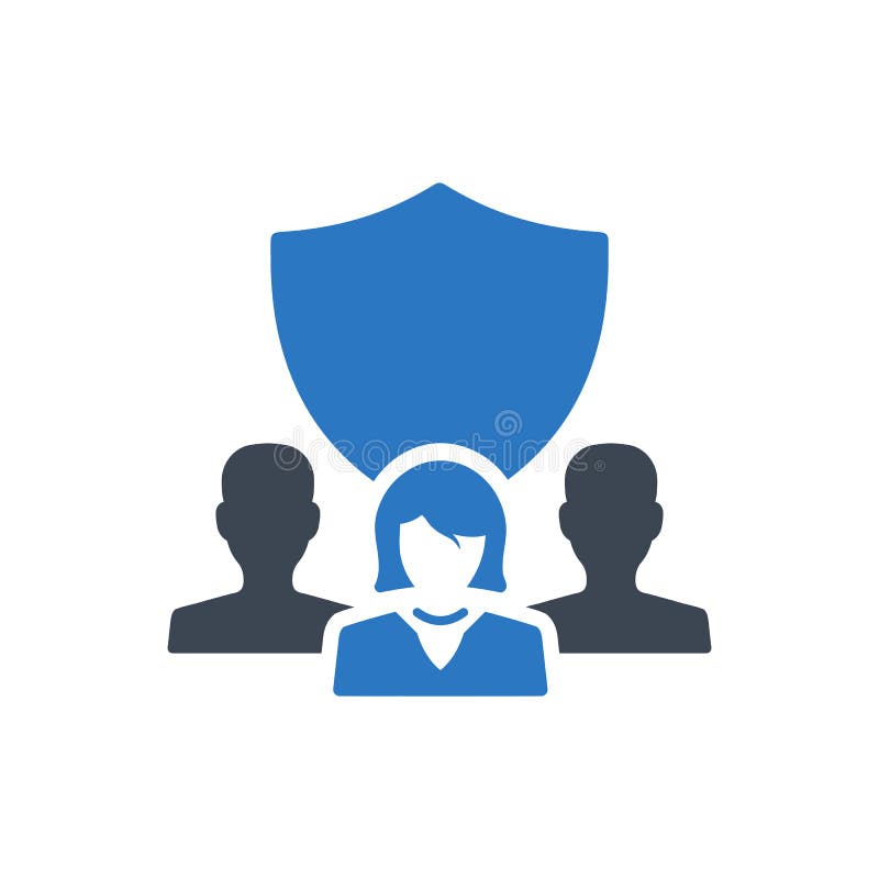 Business Employees Security Icon Stock Vector - Illustration of ...