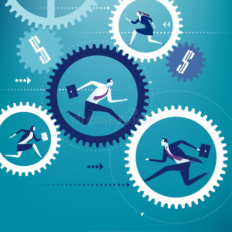 Business Engine stock vector. Illustration of connection - 75993095