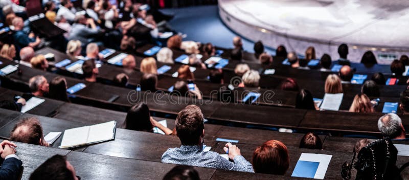 Business and Entrepreneurship Symposium. Audience in Conference Hall ...