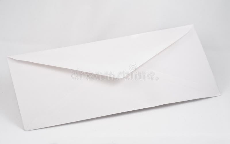 Plain white envelope stock photo. Image of contact, plain - 3344314