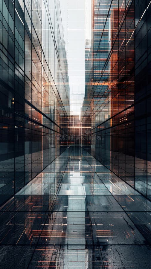 Business Environment Designed with a Structured Layout Pattern. Stock ...