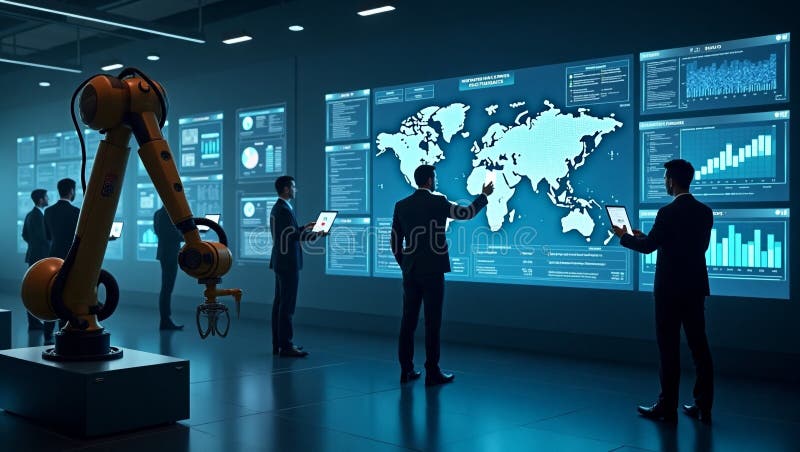 Business Leaders Overseeing Automation Systems and Software Technology ...