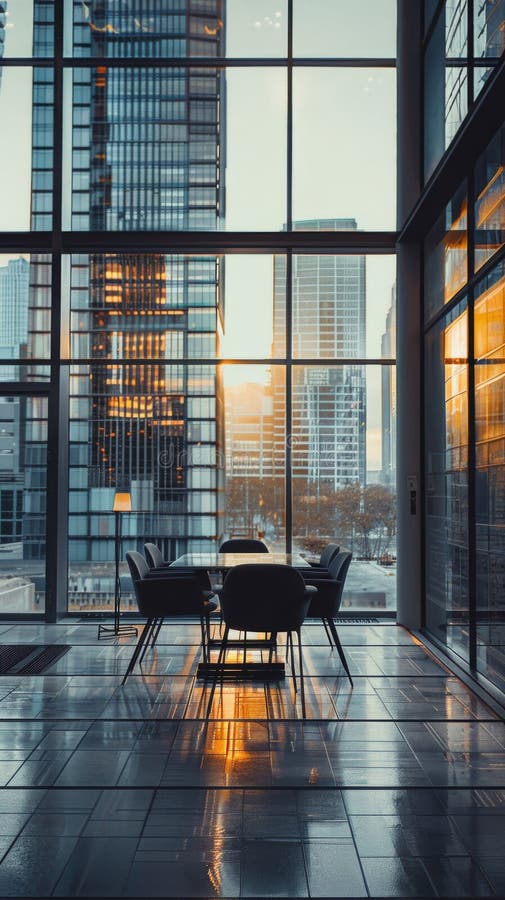 Business Environment with a Structured Layout Pattern. Stock ...