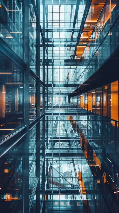 Business Environment with a Structured Layout Pattern. Stock ...