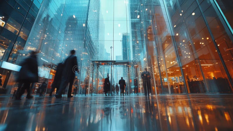 Business Environments, a Collection of Various Business Scenes Captured ...