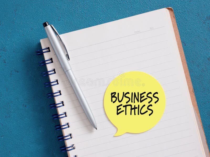 Business Ethics Reminder Note Notebook Pen Stock Photos - Free ...