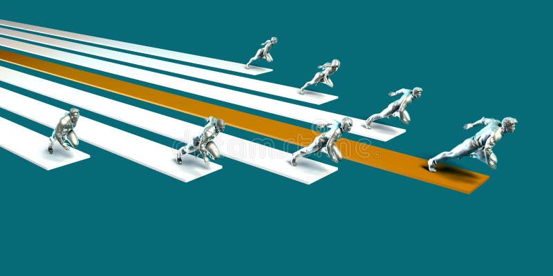 Business Evolution stock illustration. Illustration of progress - 203957651