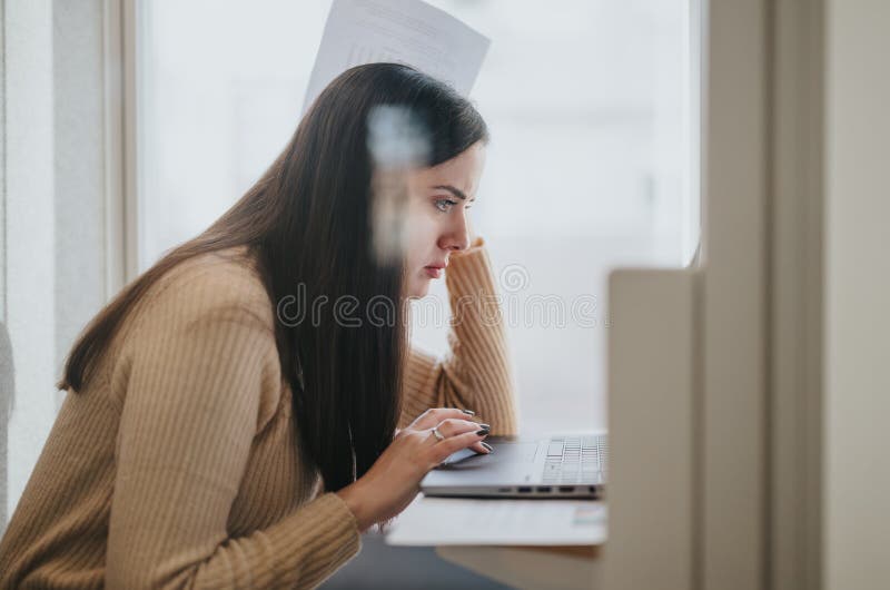 Successful Business Executive Analyzing Statistics and Discussing ...