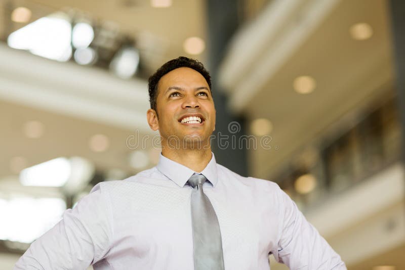 Business Executive Looking Up Stock Image - Image of business, elegance ...