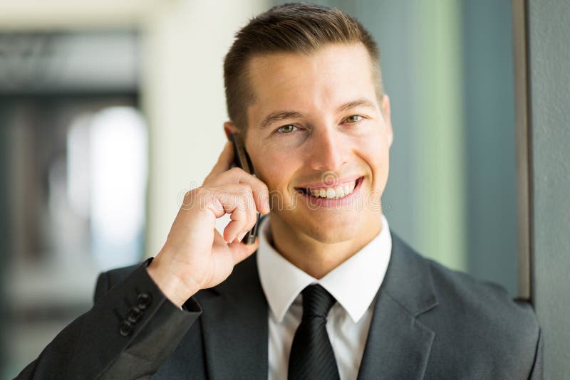 Business executive phone stock image. Image of good, indoors - 46216719