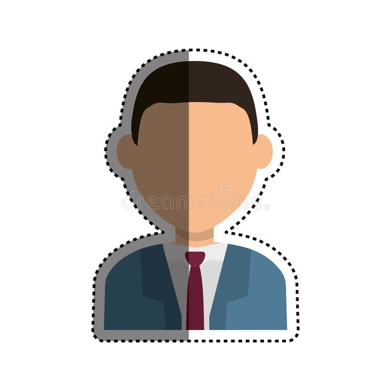 Business executive profile stock illustration. Illustration of isolated ...