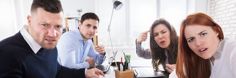 Business Executives Complaining in Office Stock Photo - Image of person ...