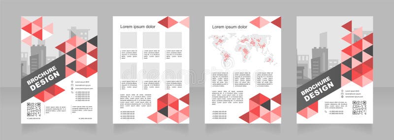 Business Expansion Blank Brochure Design Stock Vector - Illustration of ...
