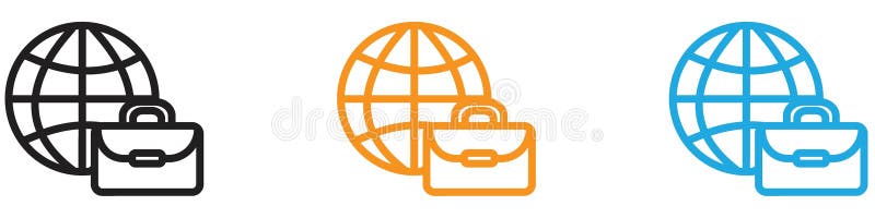 Business Expansion Icon Vector Logo Set Collection for Web App Ui Stock ...