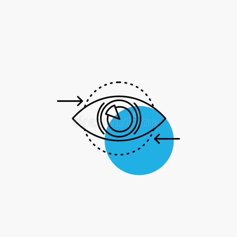 Business, Eye, Marketing, Vision, Plan Line Icon Stock Vector ...