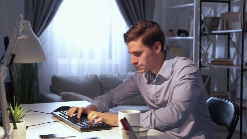 Business Fail Mad Man Internet Technology Angry Stock Video - Video of ...