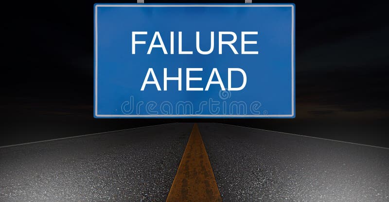 Business failure stock vector. Illustration of failure - 2508732