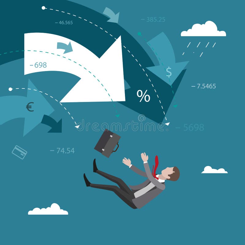 Business failure graph stock vector. Illustration of failure - 2508775 Business failure graph stock vector. Illustration of failure - 2508775