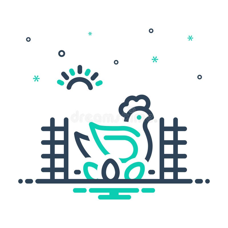 Mix Icon for Business Farm, Business and Animal Stock Vector ...