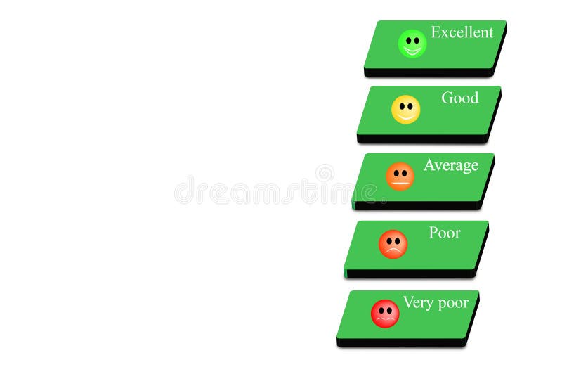 Business Feedback Service Level Buttons Concept Stock Illustration ...