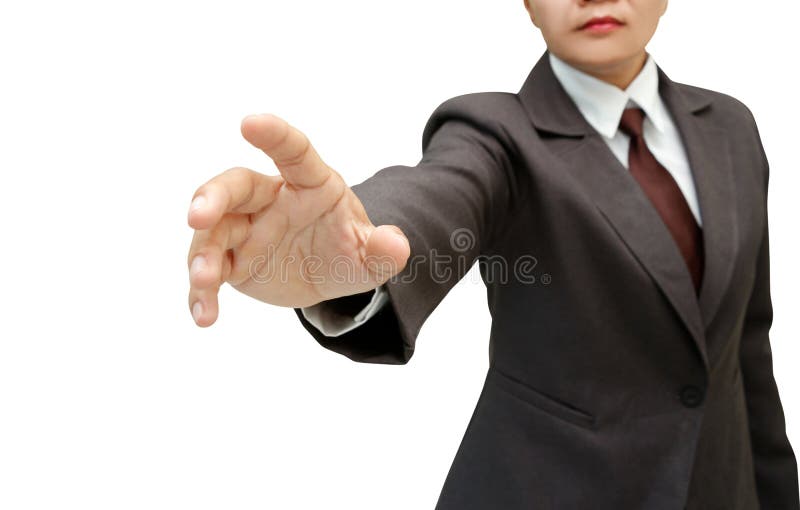 Business female hand . stock image. Image of catch, handle - 84463549