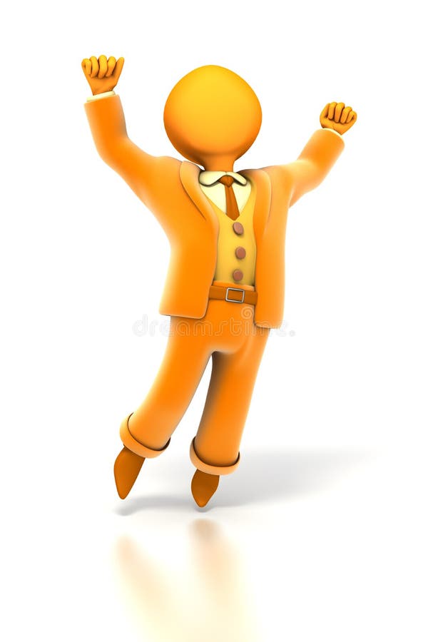 Business figure cheer stock illustration. Illustration of concept - 8914719