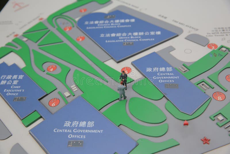 The Business Figure on the City Map Stock Image - Image of male, team ...