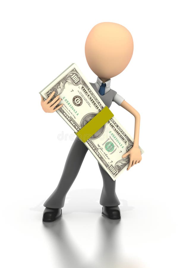 Stick Figures Holding a Flow Chart Stock Illustration - Illustration of ...