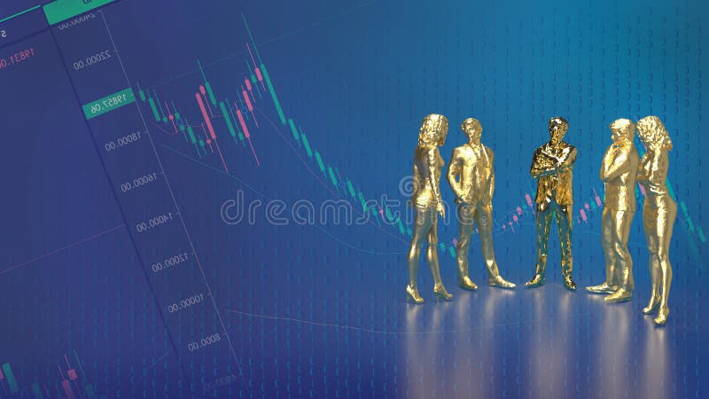 The Business Figure for Teamwork Concept 3d Rendering Stock ...