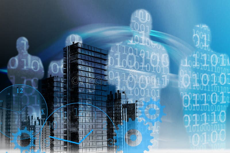 Business Figures and Numbers Stock Illustration - Illustration of ...