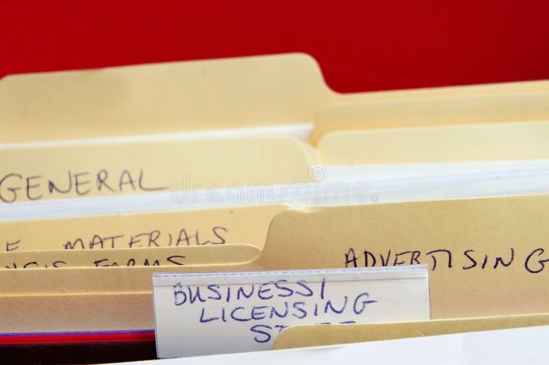 Large Stack of Business Files Stock Photo - Image of assignment ...