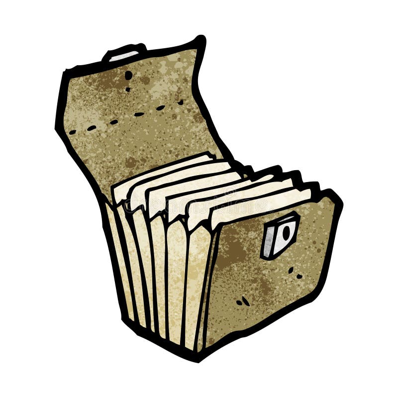 Business files cartoon stock vector. Illustration of doodle - 38059606