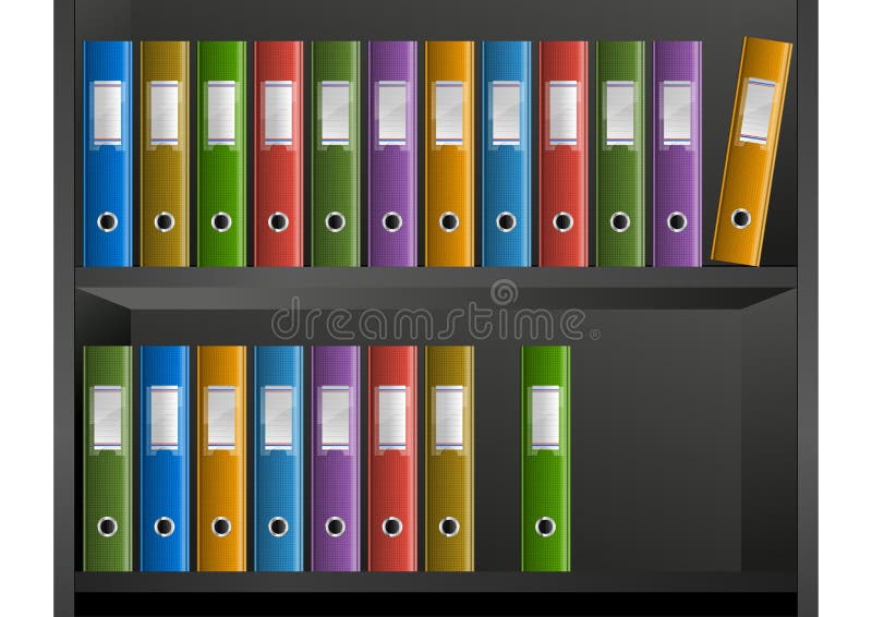 Business files stock vector. Illustration of color, graphic - 33346609