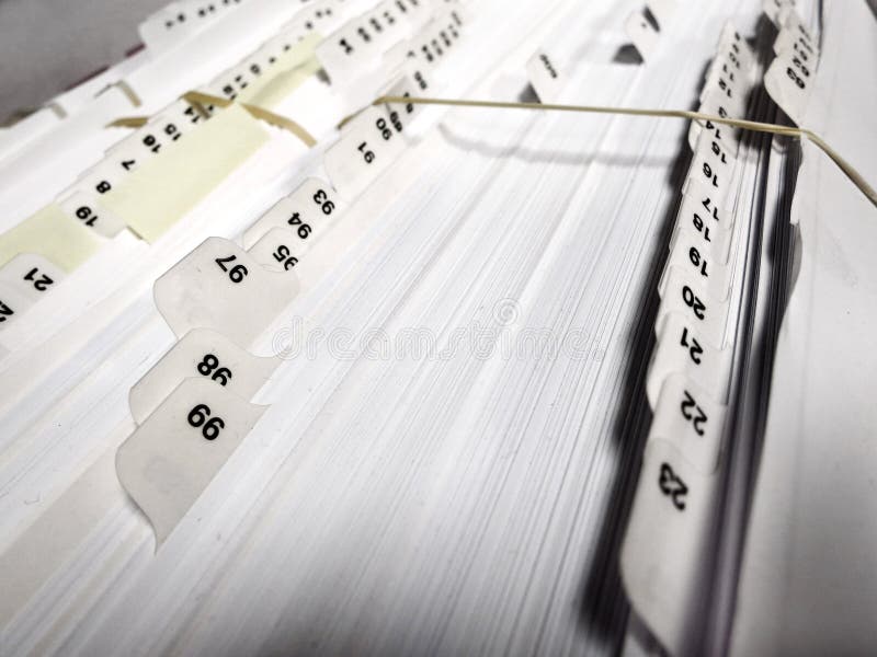 Business Filings Tabs stock image. Image of organize - 36560381
