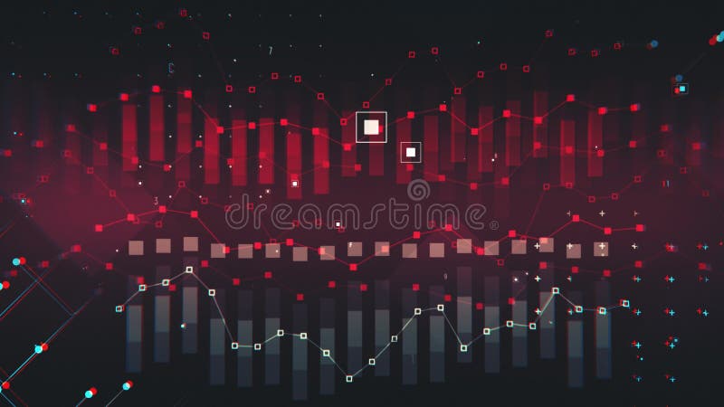 Business Finance Background Performance Index Chart. Technology ...