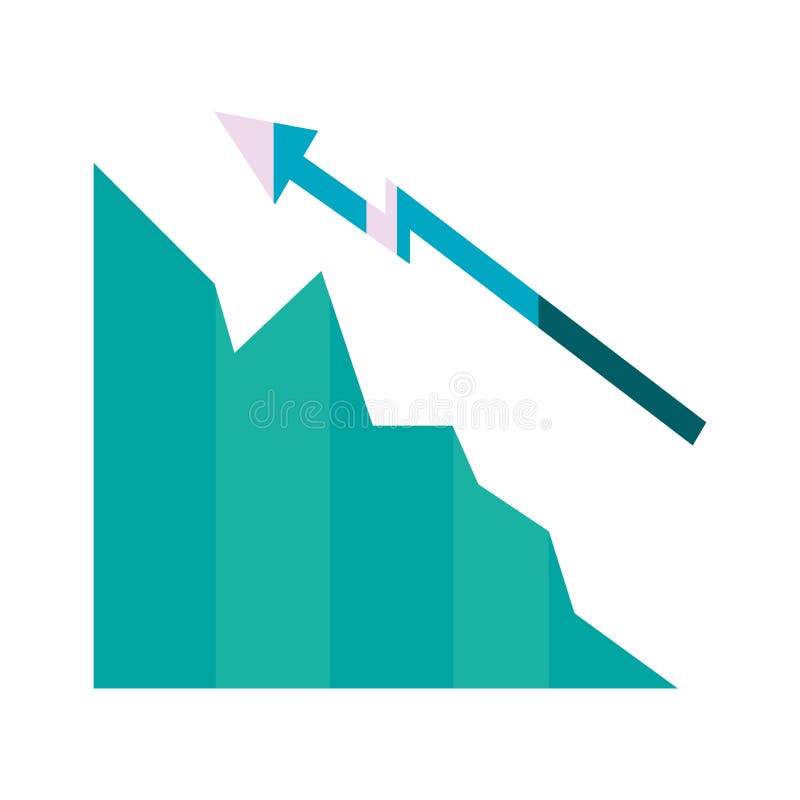 Arrow up increase stock illustration. Illustration of market - 86273774