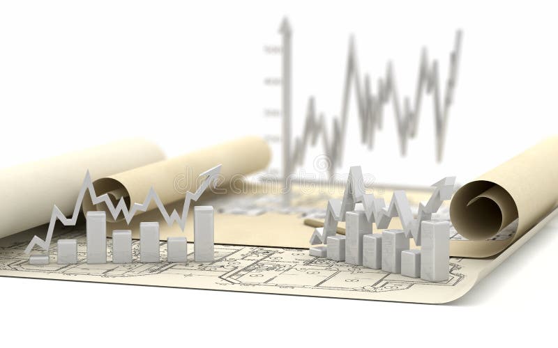 Business Finance Chart, Diagram, Bar, Graphic Stock Illustration ...