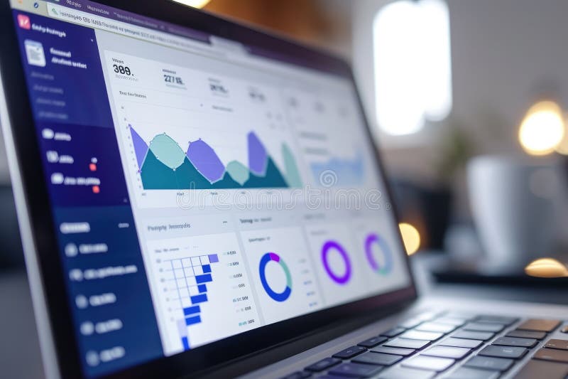 Business Finance Chart Document Report. Generative AI Stock Photo ...