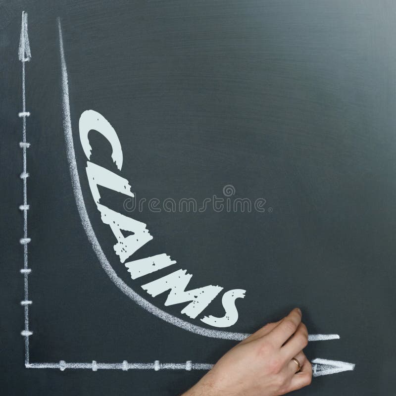 A Graph is Drawn on the Board and it is Written - CLAIMS Stock Image ...