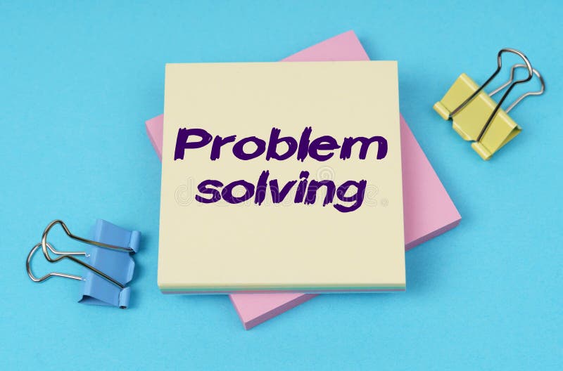 On the Table are Paper Clips, Note Paper with Text - Problem Solving ... On the Table are Paper Clips, Note Paper with Text - Problem Solving ...