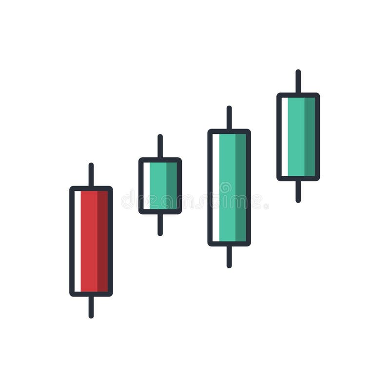 Candle Thin Icon Vector Illustration Stock Vector - Illustration of ...