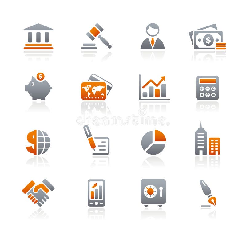 Business & Finance Icons // Basics Stock Vector - Illustration of icon ...