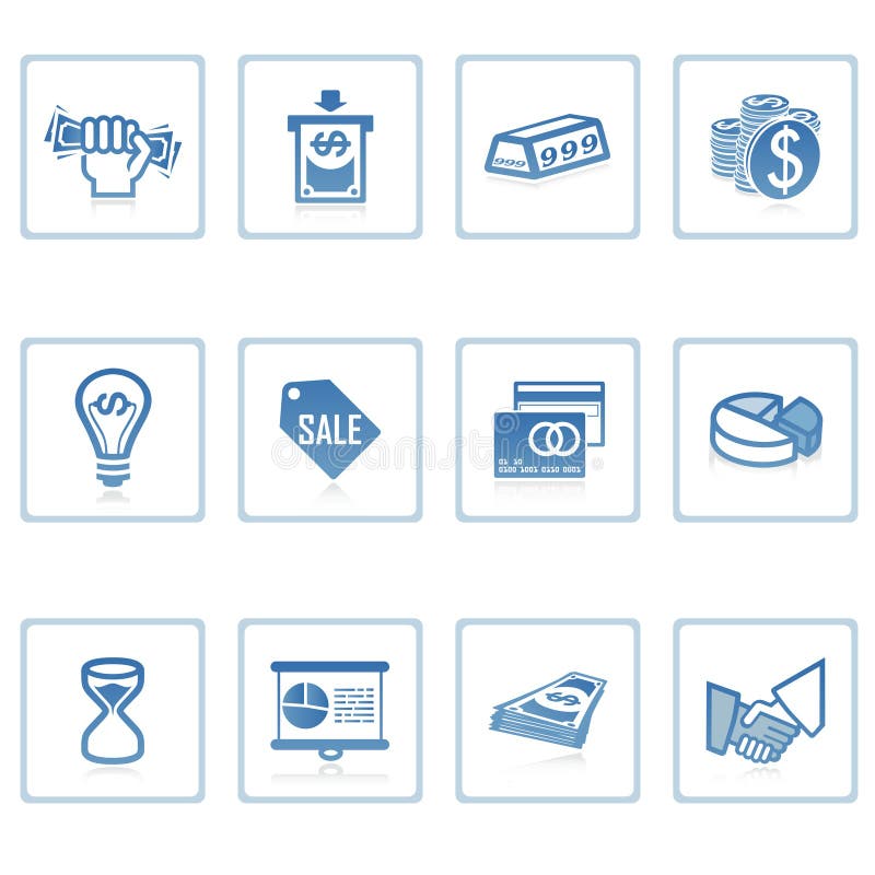 Business and finance icon stock illustration. Illustration of finance ...