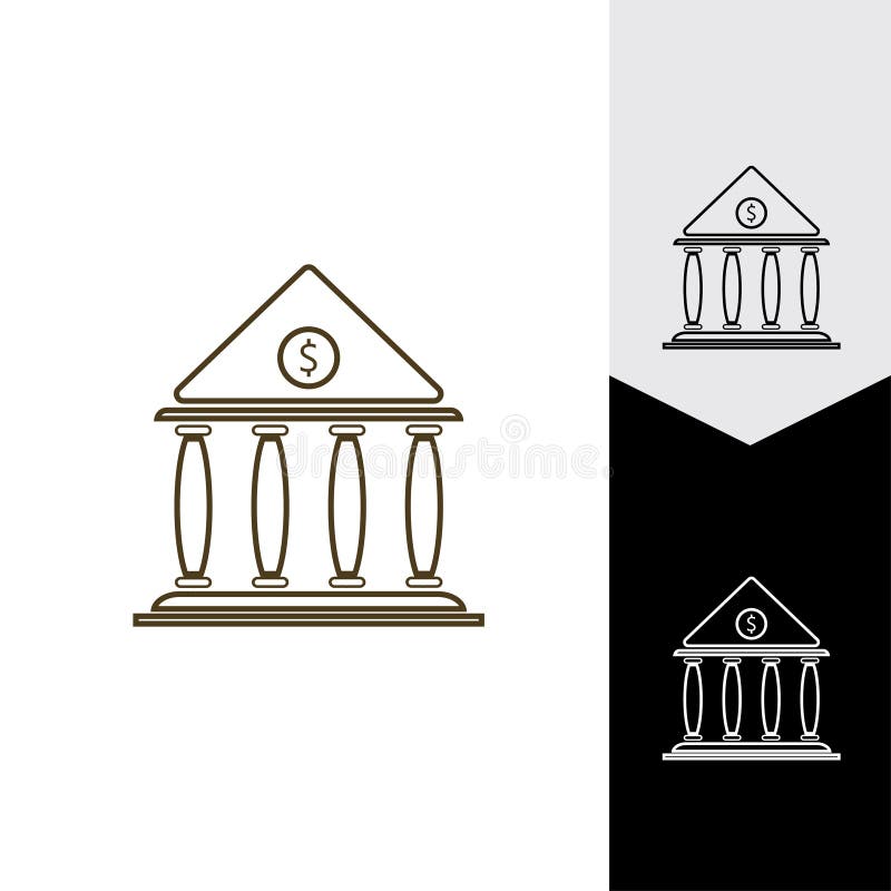Business and Finance Icon Bank Vector Illustration Stock Vector ...