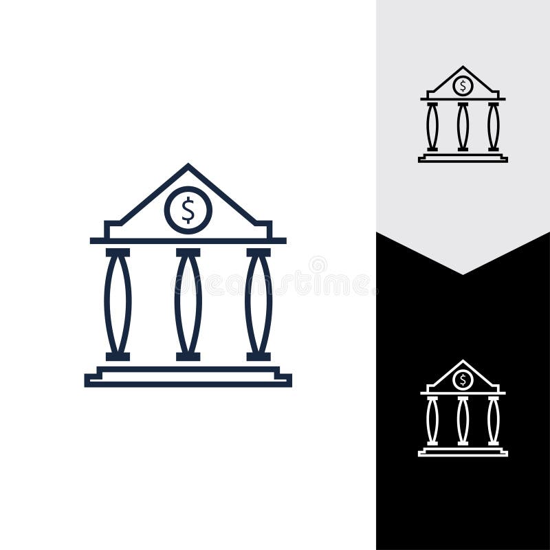 Business and Finance Icon Bank Vector Illustration Stock Vector ...