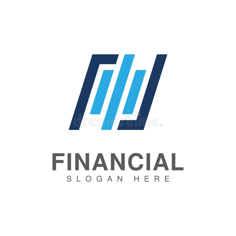 Business Finance Vector Logo Design Stock Vector - Illustration of ...