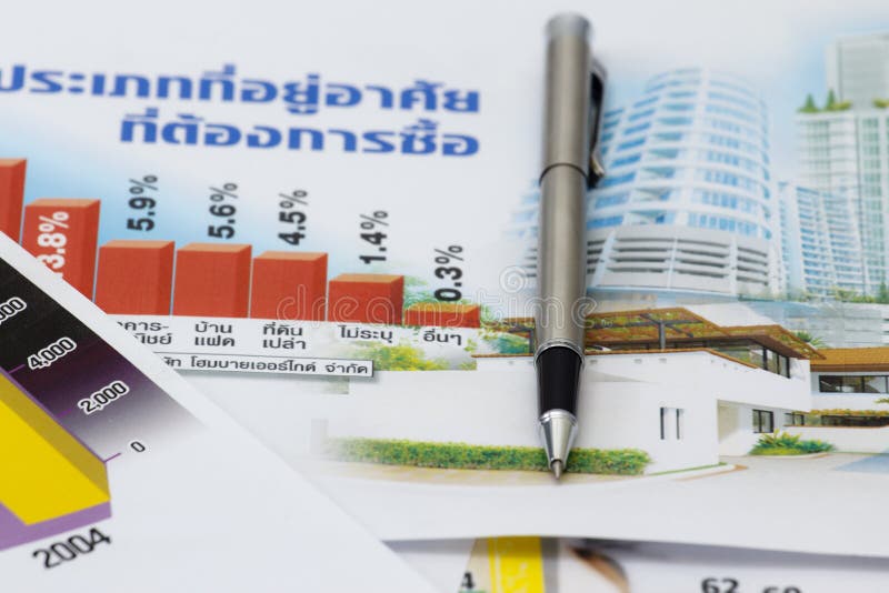 Business Financial Chart with Graphs Stock Image - Image of data ...